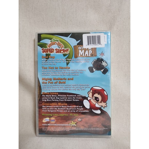 Media | Super Mario Bros Super Show Off The Map Dvd 209 Factory Sealed ...